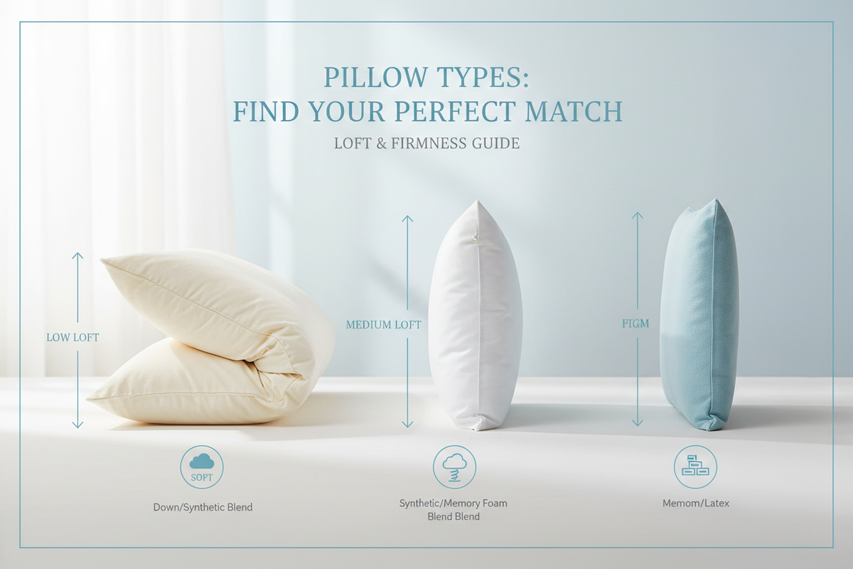 Understanding Pillow Firmness and Loft – Plankroad Home Decor