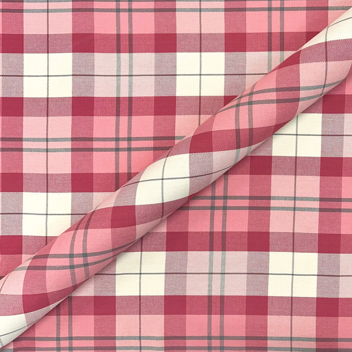 Bella Millennial Pink Plaid Jacquard Fabric 54" – Plankroad Home Decor