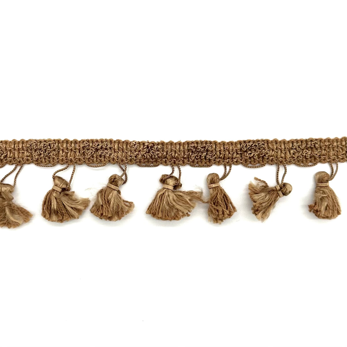 Tan Small High Quality Decorative Tassel Trim by the yard – Plankroad ...