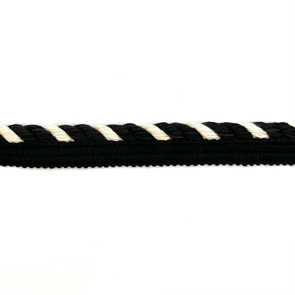 Black/White High Quality Decorative Lip Cord Trim by the yard ...