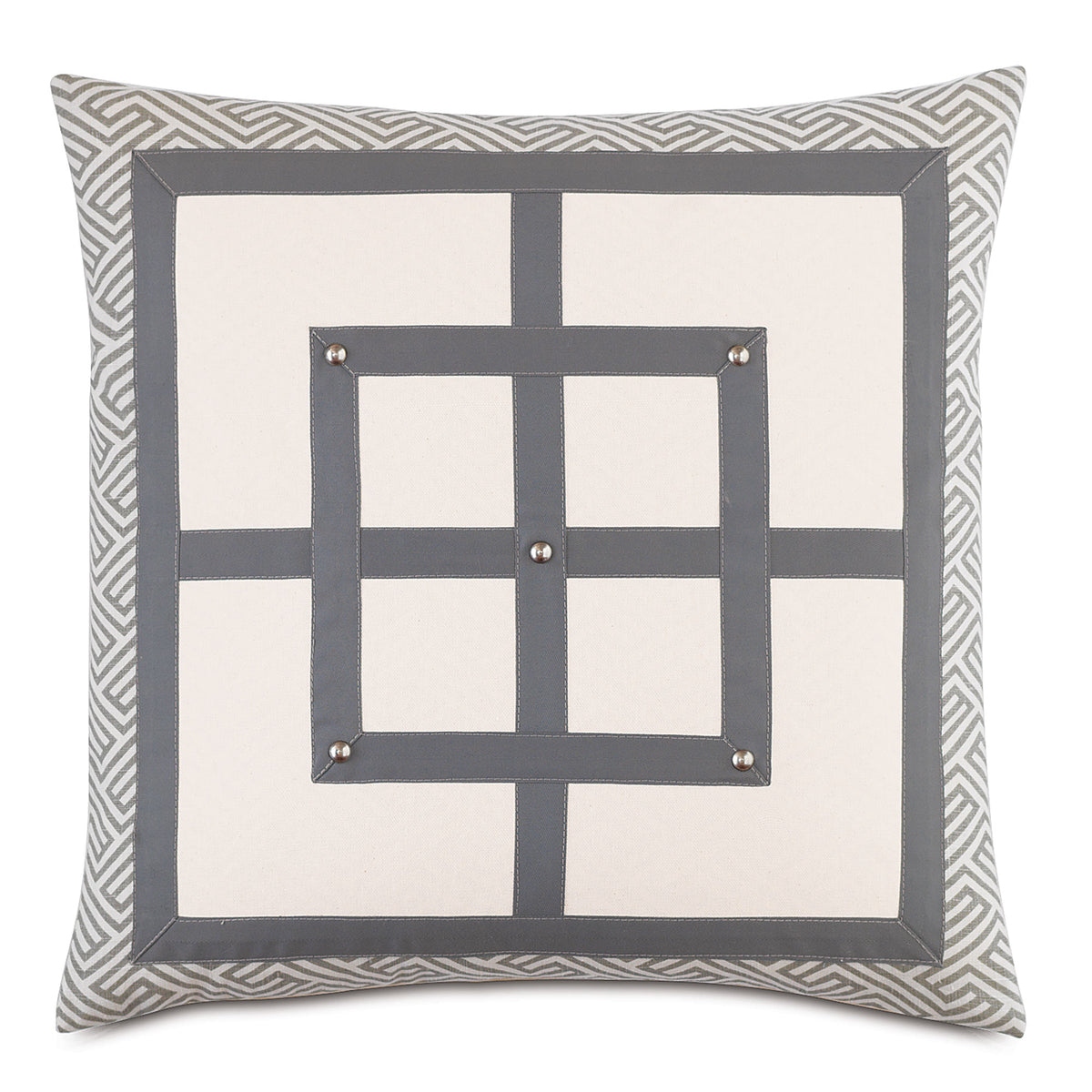 Zen Square Modern Throw Pillow Cover 20x20 – Plankroad Home Decor