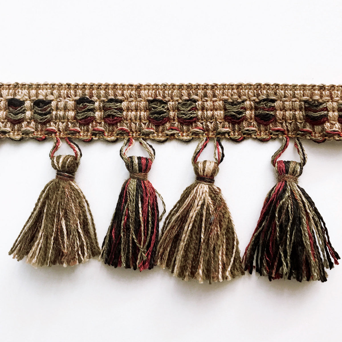 Multicolor High Quality Tassel Trim by the yard – Plankroad Home Decor