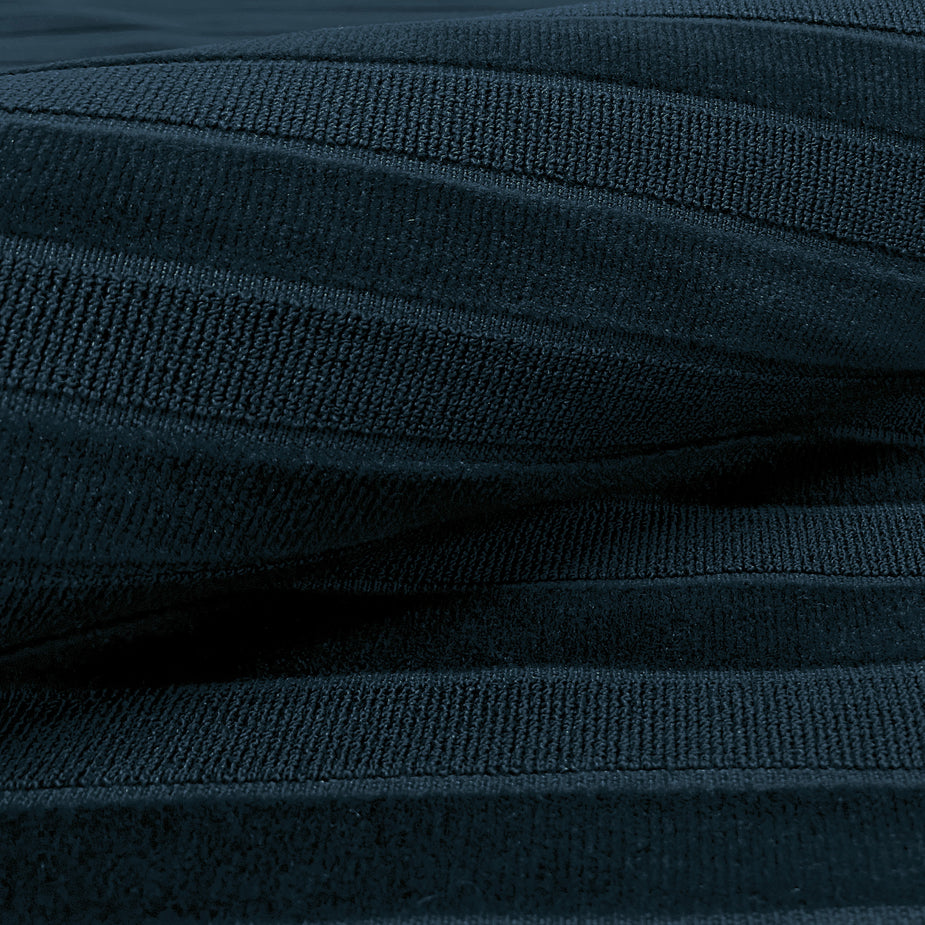 Indigo Modern Striped Velvet Upholstery Fabric 56" – Plankroad Home Decor