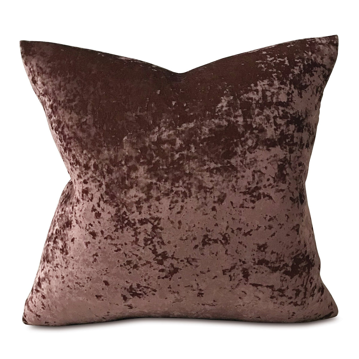 Bohemian Mocha Crushed Velvet Throw Pillow Cover 22x22 – Plankroad Home ...